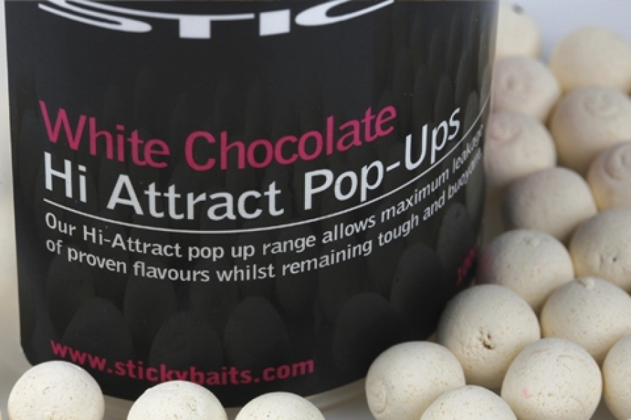 Sticky White Chocolate Pop Ups | Total Carp