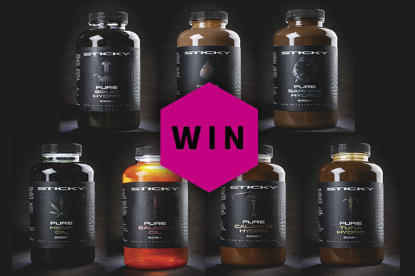 WIN! A complete range of Sticky's new pure liquids! | Total Carp