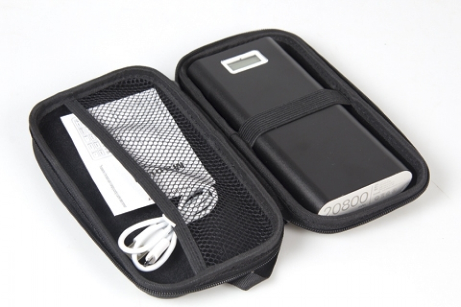 Powersolve Compact High Power Rechargeable Power Bank With Carry Case ...